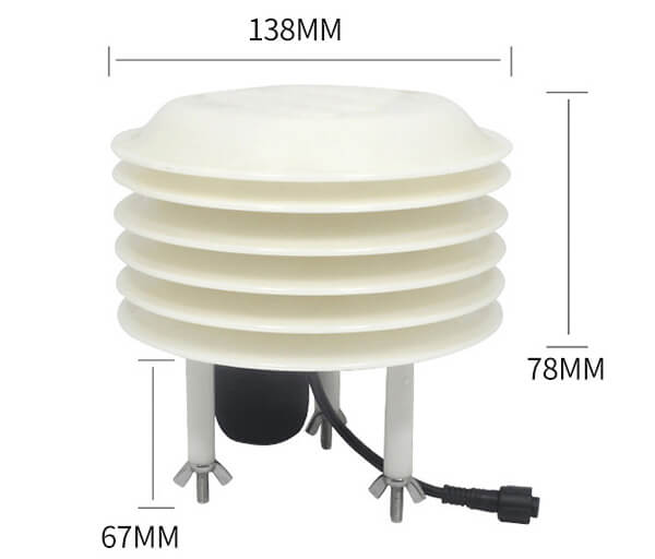 Solar Radiation Shield for Weather Temperature Sensor