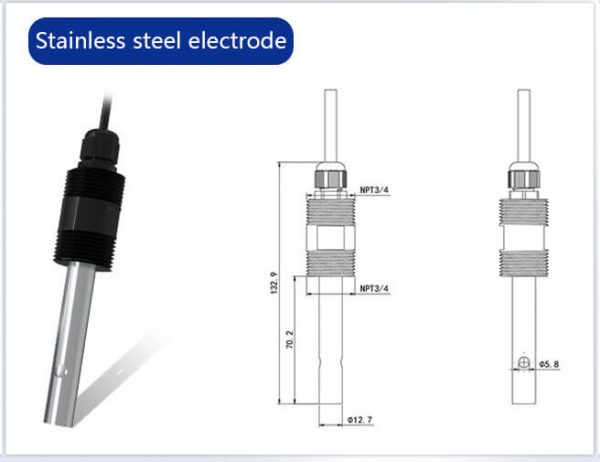 Water Conductivity Sensor / Conductivity Meter, Tester - Renke